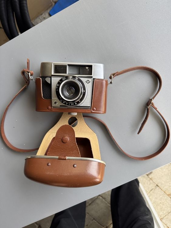 Vintage Agfa Optima camera with leather case (Gebraucht) in Seuzach für ...