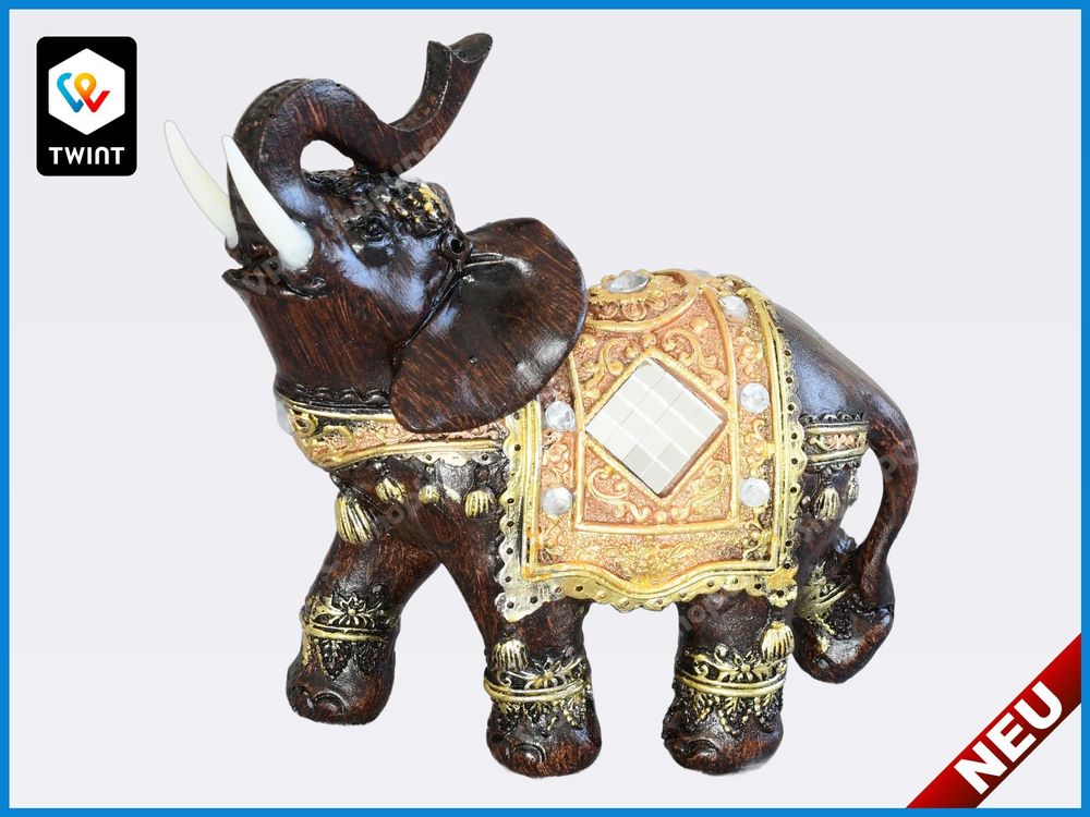 Feng Shui Elefant Statue Skulptur Glücksbringer Reich (Neu und ...