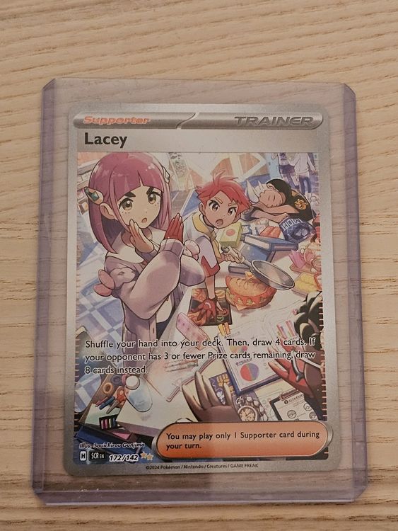 Trainer Karte "Lacey" Pokemon Stellar Crown (Neu (gemäss Beschreibung ...