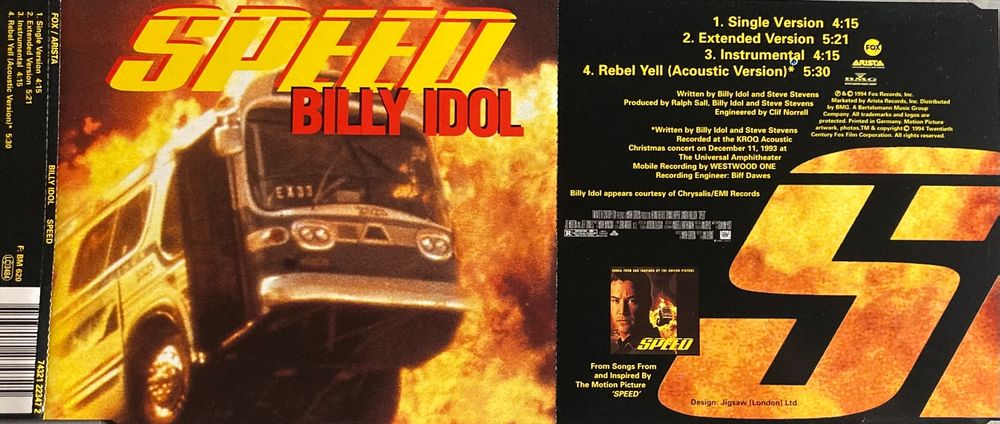 BILLY IDOL - SPEED (Gebraucht) in Poliez-Pittet für CHF 3 – mit ...