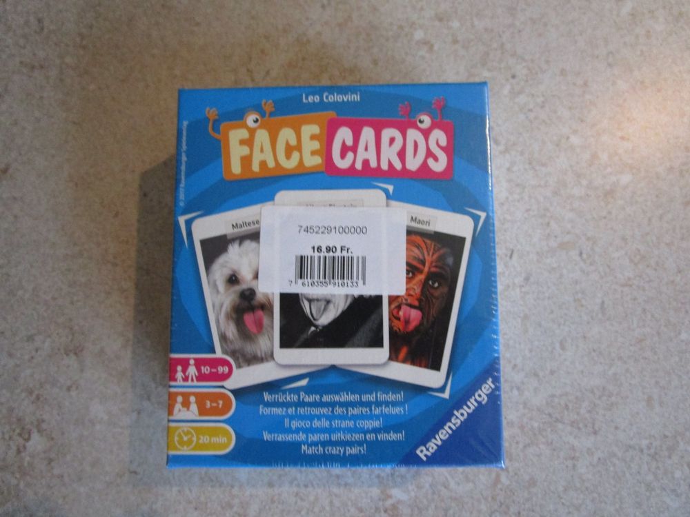 FACE CARDS | Kaufen auf Ricardo