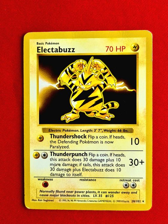 Electabuzz Rare Shadowless (DMG) | Kaufen auf Ricardo