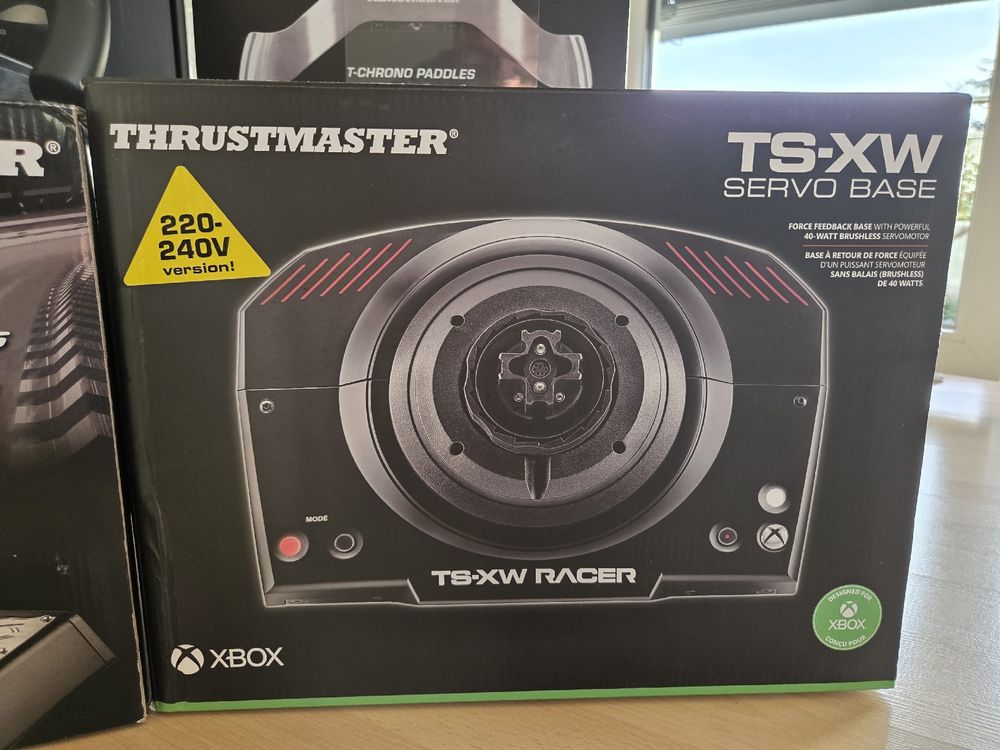 Thrustmaster TS-XW Servo Base mit Lenkrad und Pedals (Gebraucht) in Dottikon für CHF 300 – nur ...