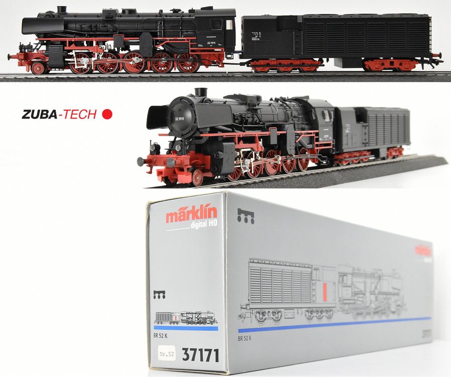 Märklin 37171 Dampflok BR 52K DB H0 Digital mit OVP (Gebraucht) in St ...