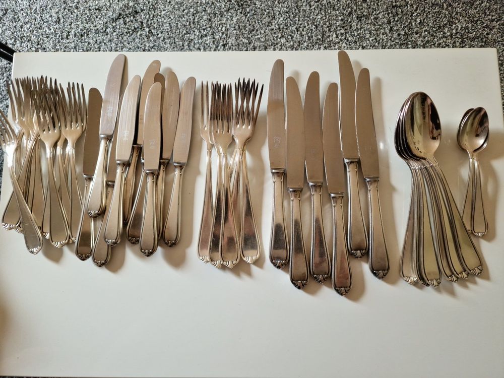 Besteck, versilbert, Wellner 560 Lavinia, 90/xy (Gebraucht) in winterthur für CHF 35 – nur ...