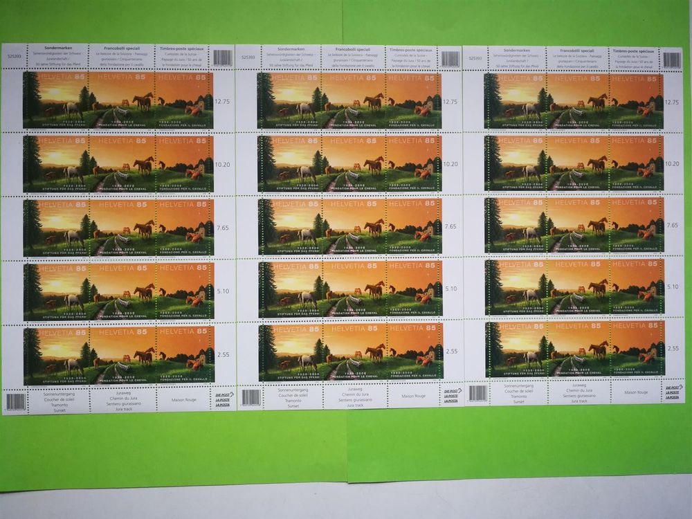 OZ171 3x Bogen 2008 postfrisch /1872 (Neu (gemäss Beschreibung)) in Obfelden für CHF 30 – mit ...