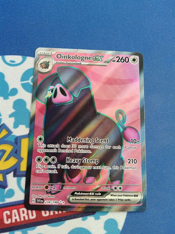 Oinkologne ex - Full Art Scarlet & Violet ENGLISCH (Gebraucht) in ...