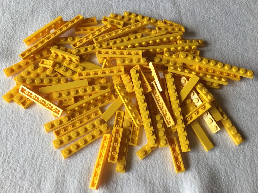 Lego 100 Verschiedene Gelbe Einerplättli | Kaufen auf Ricardo