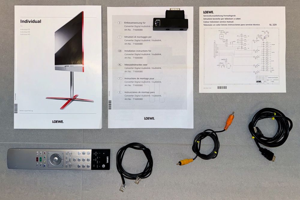 Loewe Individual 40 TV Full HD mit elektrischem Drehfuss (Gebraucht) in ...