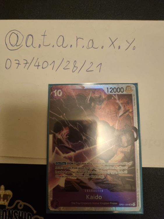 One Piece Card Game OP01-094 Kaido (Neu (gemäss Beschreibung)) in Nyon ...
