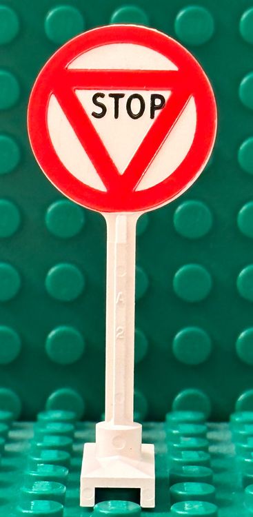 Rarität LEGO CITY Verkehrsschild - "STOP" aus den 80er, ab 1 (Gebraucht ...