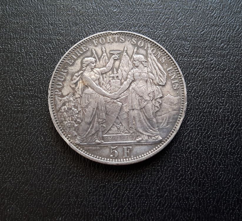 5Fr. TIR FÉDERAL DE 1876 A LAUSANNE (Gebraucht) in Zürich für CHF 65 – mit Lieferung auf Ricardo ...
