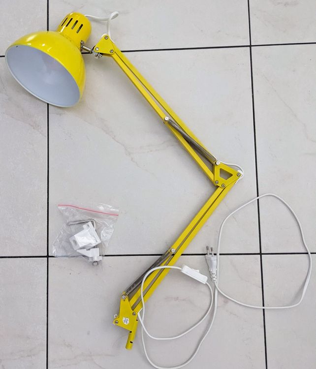 Schreibtischlampe, Lampe, Arbeitslampe IKEA Tertial Gelb | Kaufen auf ...