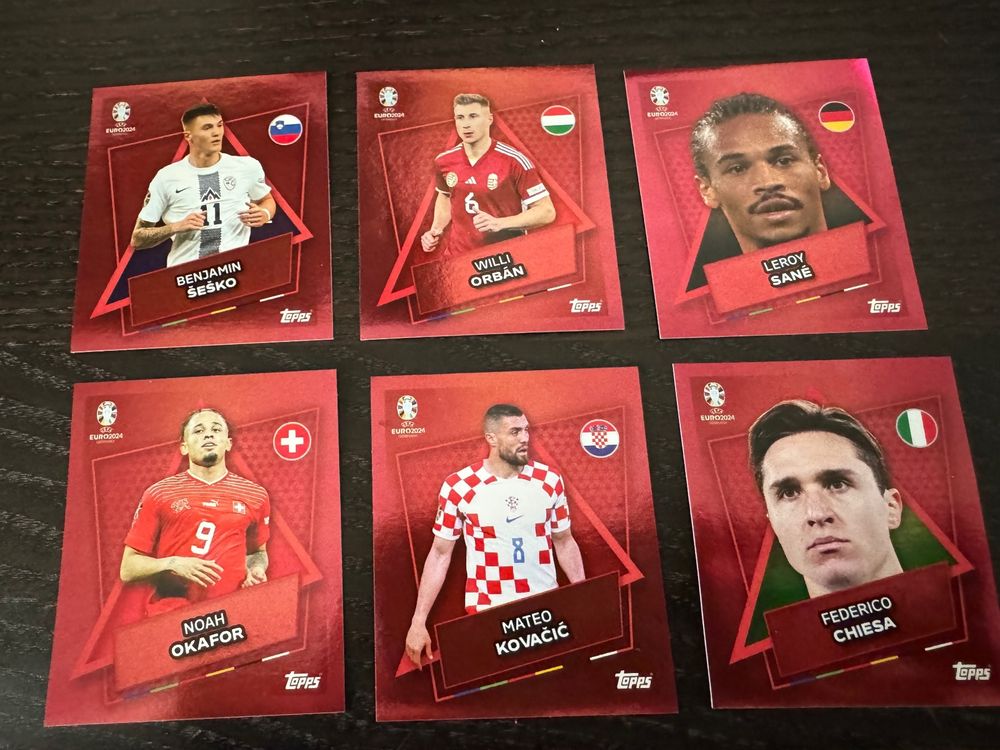 Topps Euro 2024 SVN HUN GER SUI CRO ITA SP | Kaufen auf Ricardo