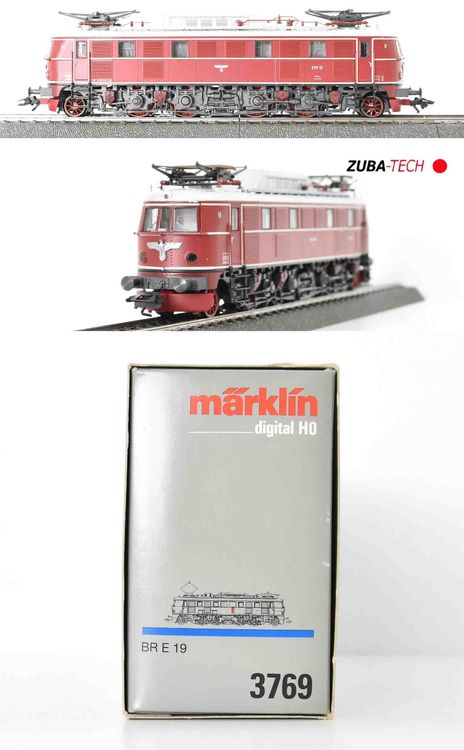 Märklin 3769 E-Lok BR E19 der DRG H0 WS Digital mit OVP (Gebraucht) in ...