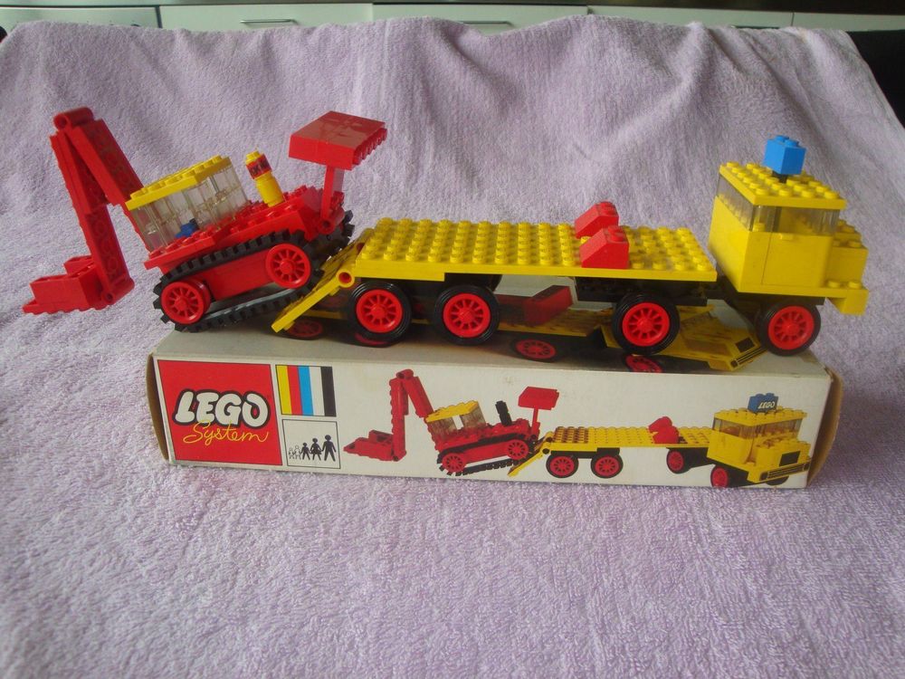 vintage LEGO 376 Bagger auf LKW in OVP | Kaufen auf Ricardo