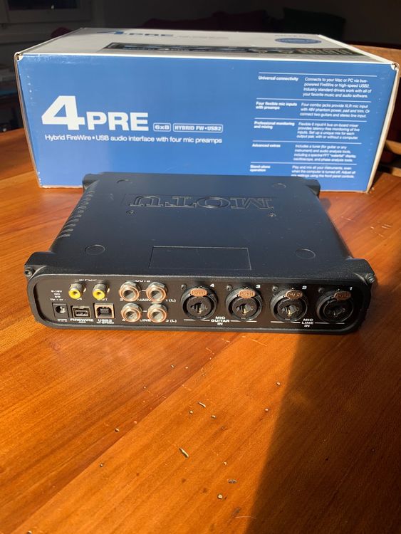MOTU 4 pre USB audio interface (Gebraucht) in Uetikon am See für CHF ...