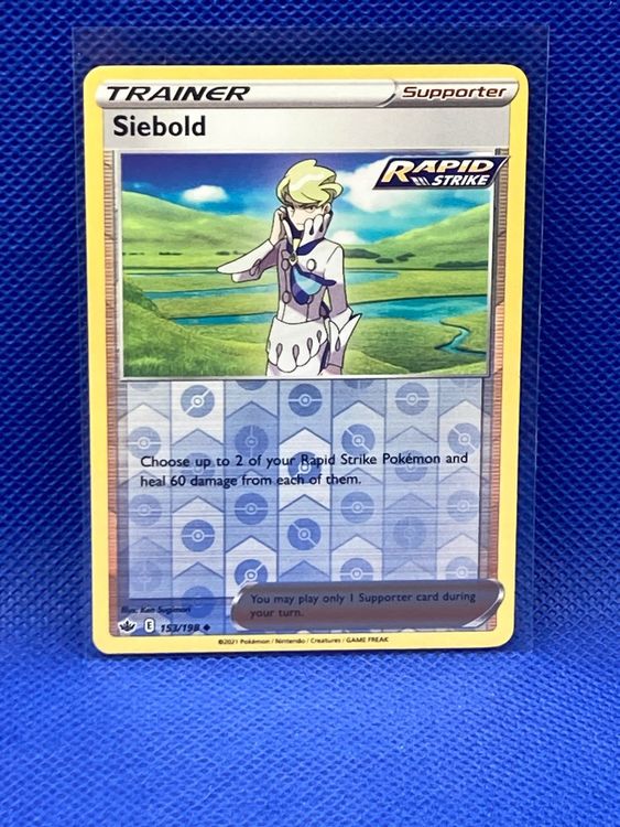 Pokemon Chilling Reign / Siebold 153 / 198 EN Reverse Hol | Kaufen auf Ricardo