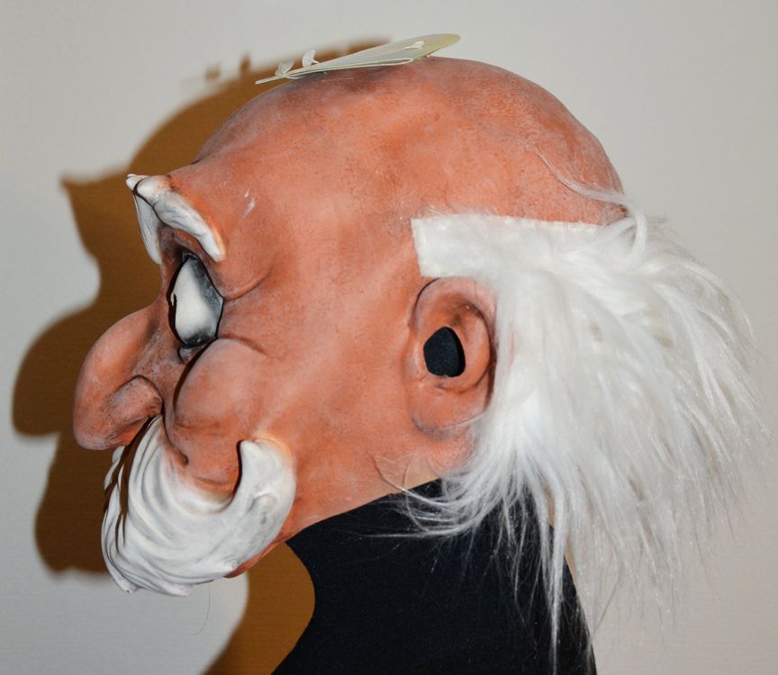 Fasnachtsmaske Latex-Maske OLDIE Mann mit weissem Haar (Neu (gemäss ...