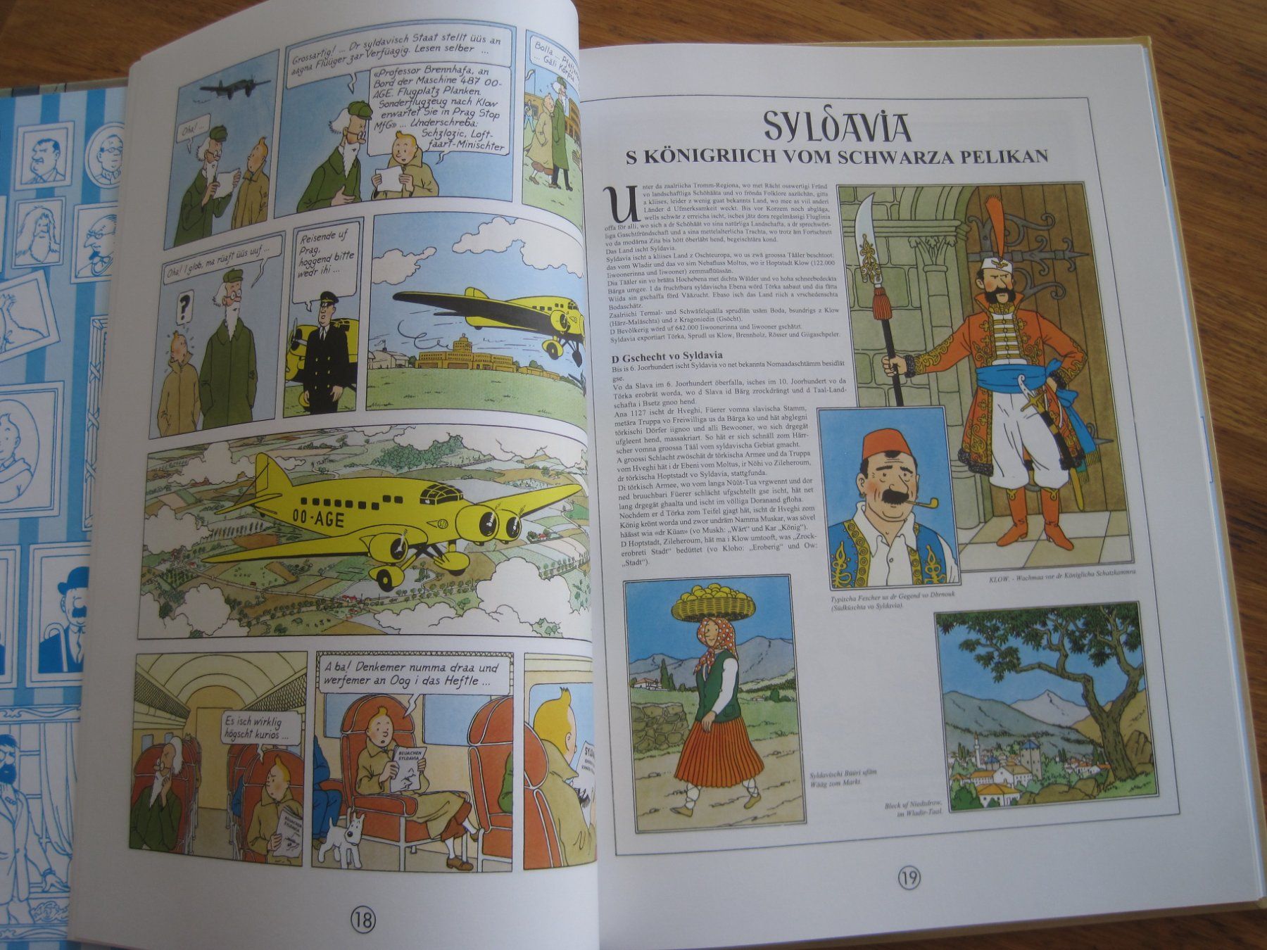 Tim und Struppi Am Ottokars sis Zäptr Mundart Comic Album (Neu (gemäss ...