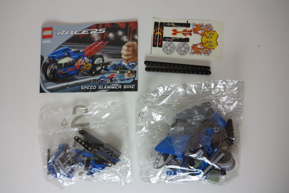LEGO Racers Speed Slammer Bike Set 8646 (ohne Box) (Gebraucht) in ...