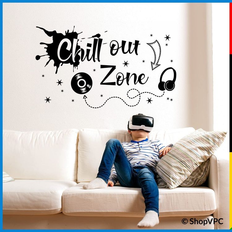 XXL Wandtattoo Chill Out Zone Jugendzimmer - Wandsticker | Kaufen auf ...