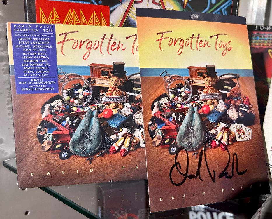 DAVID PAICH TOTO „Forgotten Toys“ 2022 CD & SIGNIERTE CARD! (Neu ...