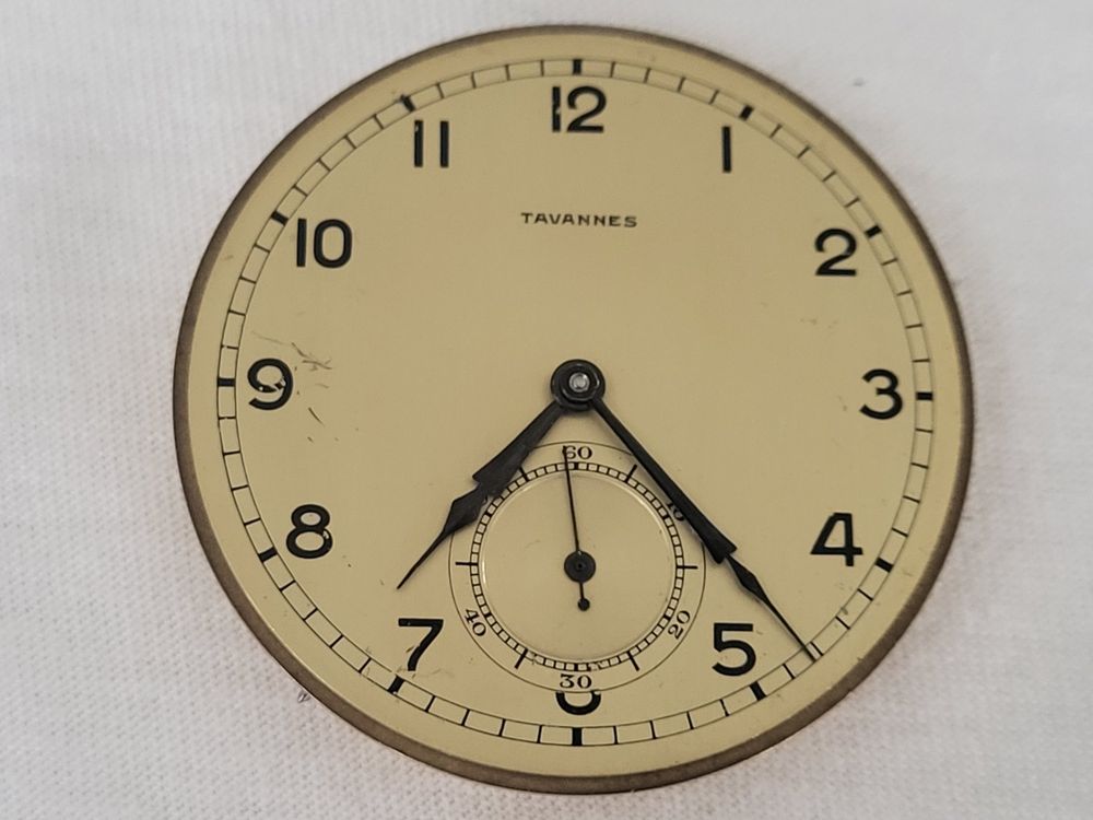 TASCHENUHR WERK TAVANNES | Kaufen auf Ricardo