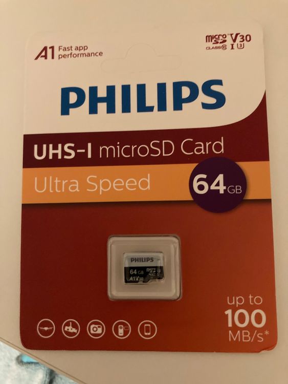 UHS-I microSD Card Ultra Speed 64св (Neu und originalverpackt) in ...