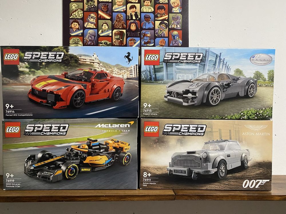 4 Lego Speed Champions Sets 76911 76914 76915 76919 (Neu und ...