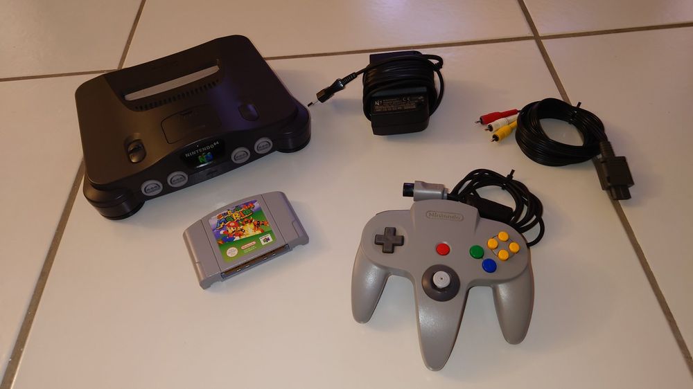 N64 Konsole mit Expansion Pak inkl. Super Mario 64 (Gebraucht) in für ...
