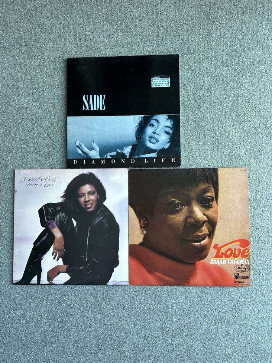 Schallplatten-Set: Sade, Natalie Cole, Sarah Vaughan Top! (Gebraucht ...