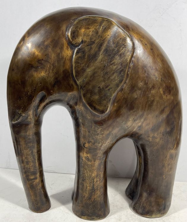 Grosse Bronze Elefant Skulptur (Gebraucht) in Root für CHF 315 – mit Lieferung auf Ricardo kaufen