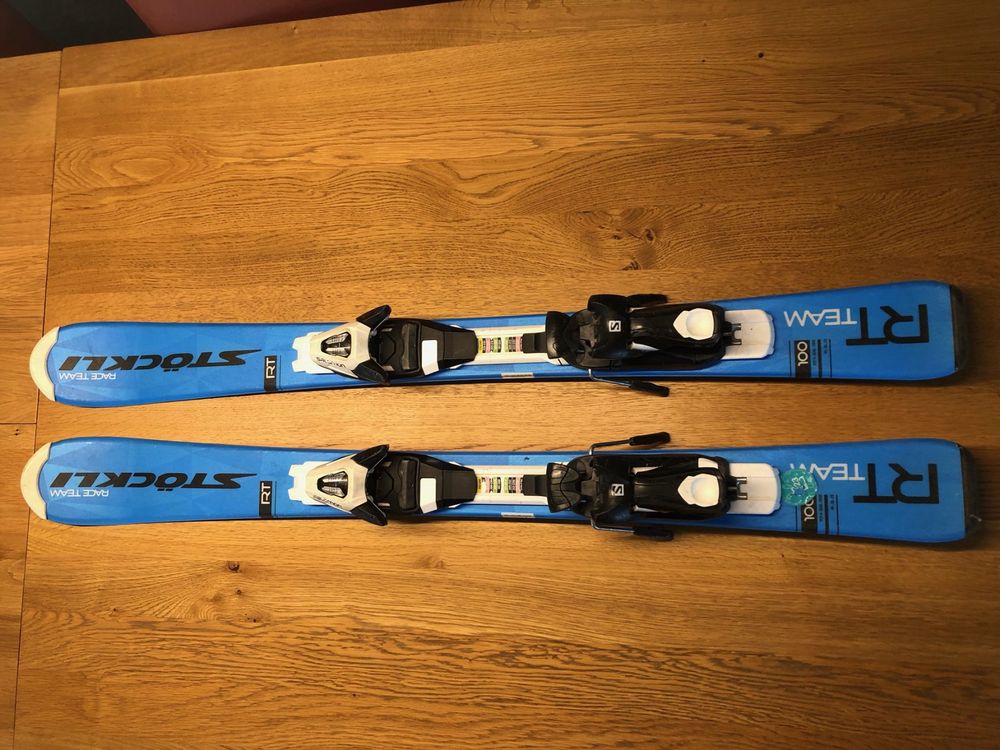 Ski Stöckli RT Reace Team 100 cm Kinderski, Salomon Bindung (Gebraucht ...