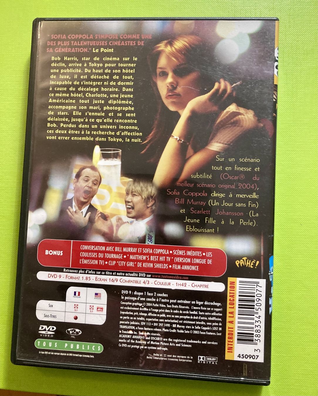 Lost in Translation (fr-eng) Bill Murray Scarlett Johansson (D'occasion ...