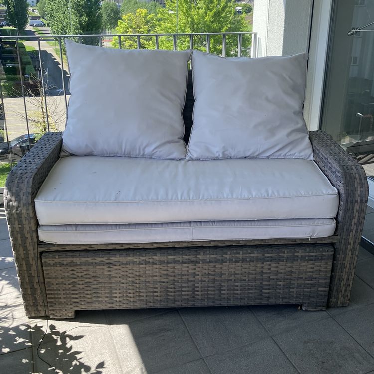 Balkon Lounge, Rattan Optik (Gebraucht) in Jona für CHF 60 – nur ...