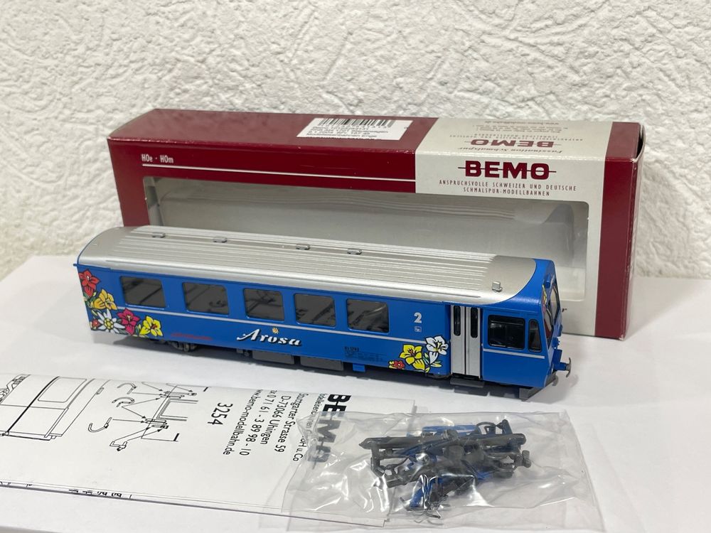 Bemo 3254 143 RhB Bt 1703 Steuerwagen Arosa Express, H0m | Kaufen auf ...