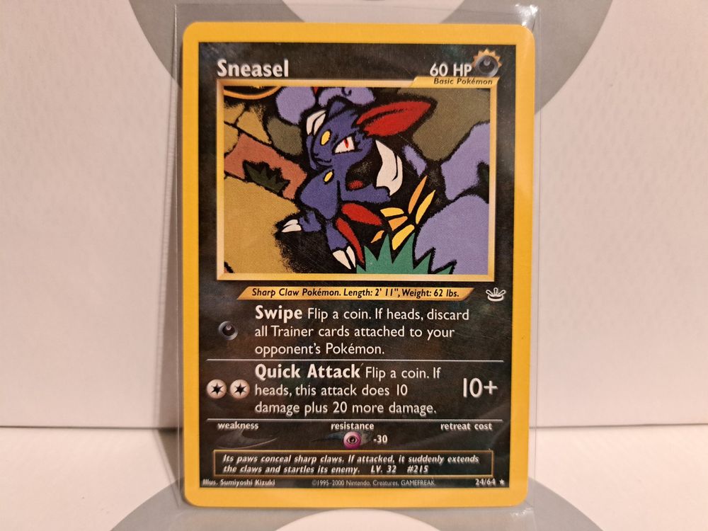SNEASEL NEO REVELATION POKEMON KARTE 2001 (Gebraucht) in Uerzlikon für ...