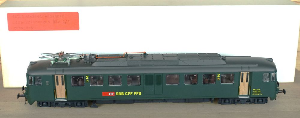 SBB-CFF RBe 4/4, AKU, Lima Triebwagen gesupert, DC analog. (Gebraucht) in Horw für CHF 150 – mit ...