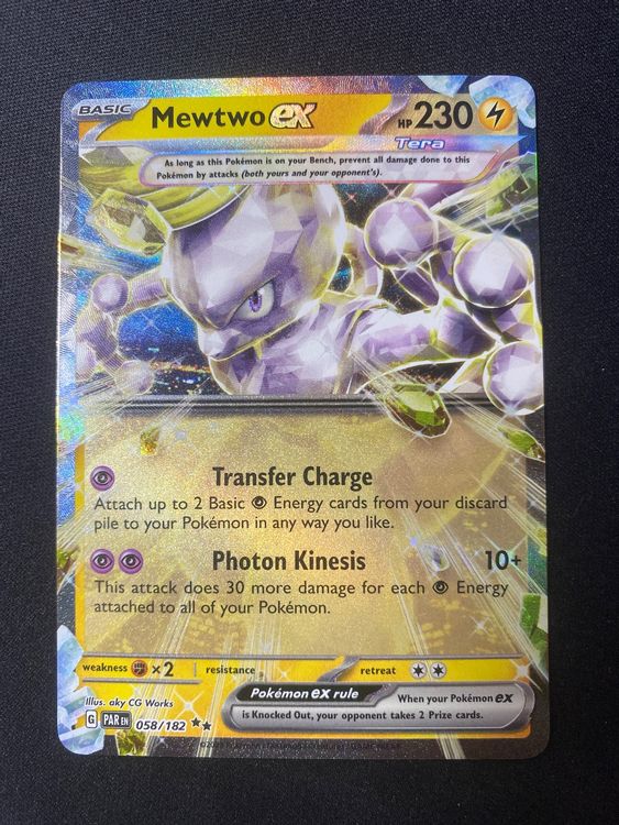 Mewtwo ex 58 - Mewtu ex - Double Rare - Paradox Rift - EN | Kaufen auf ...