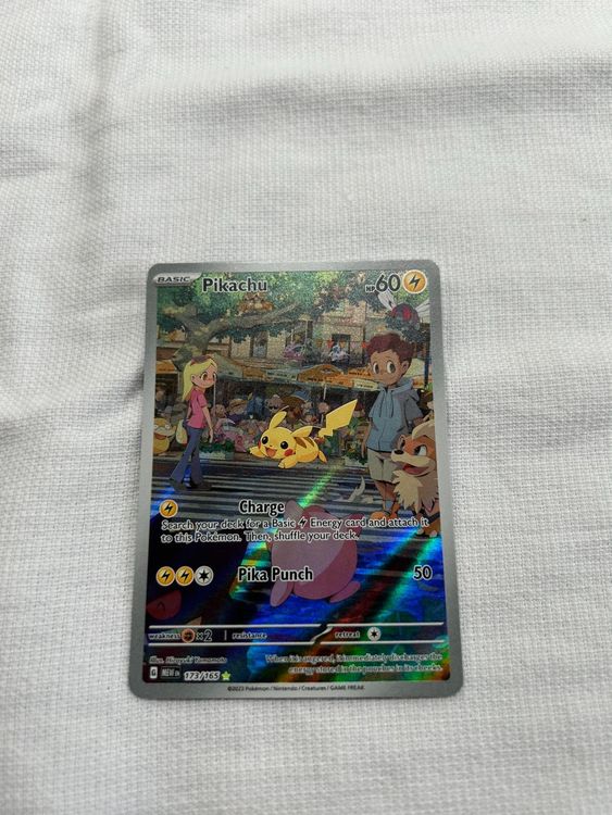 Pokemon Pikachu AR Karte 151 173/165 | Kaufen auf Ricardo