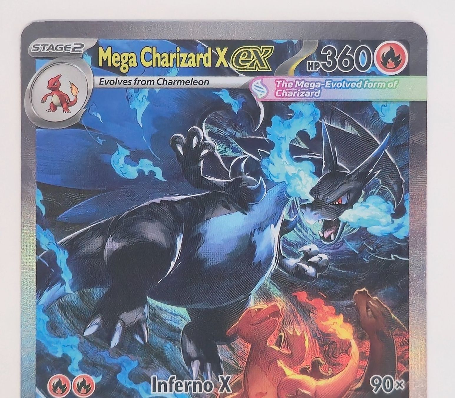 🇺🇸 Phantasmal Flames 》Mega Charizard X EX 125/094 (Neu (gemäss ...