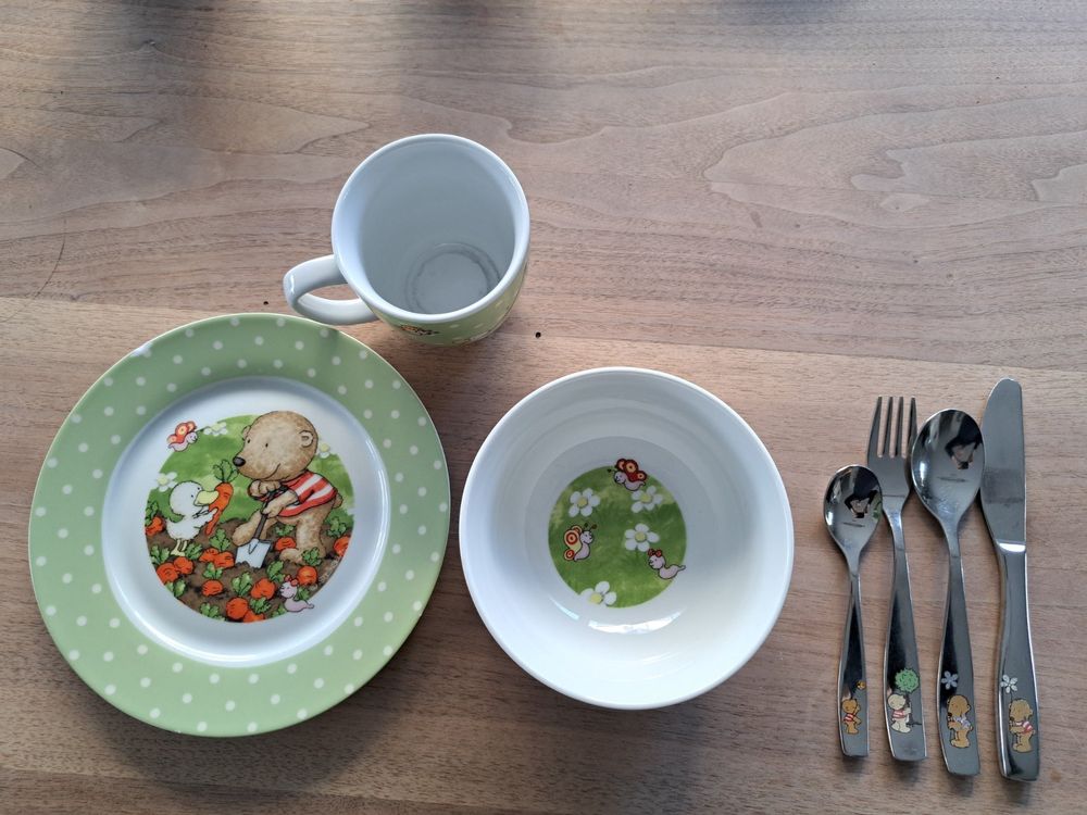 Kinder Geschirr/Besteck Set von WMF (Gebraucht) in Henggart für CHF 10 ...