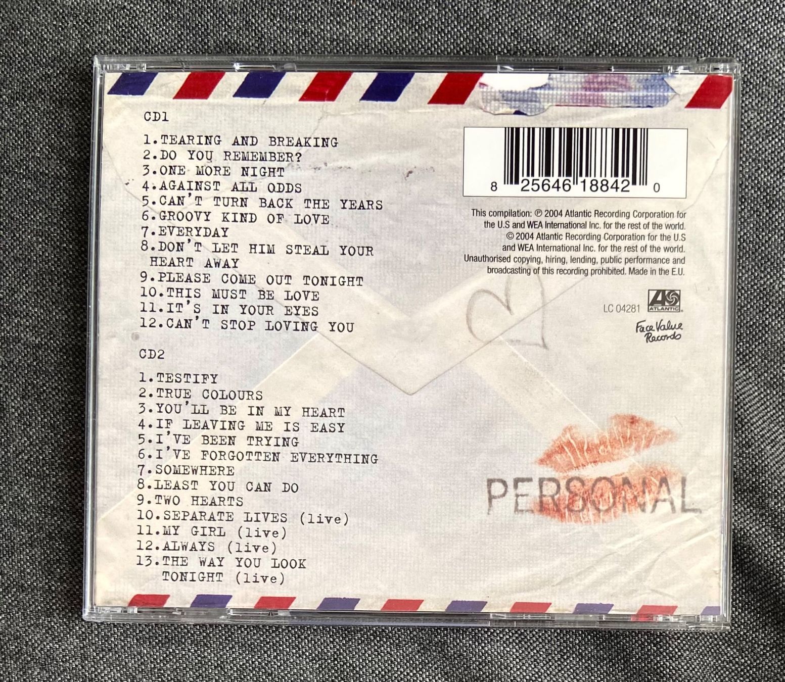 2 CDs Phil Collins Love Songs - A Compilation - Old and New (Gebraucht ...