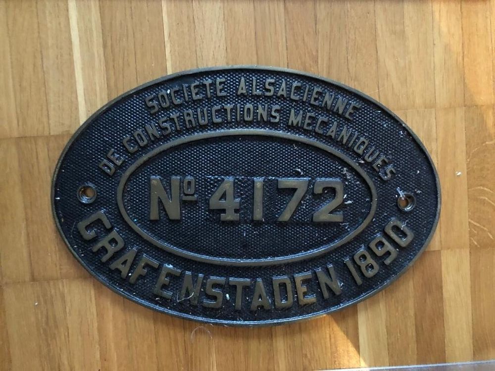 Messingschild rund (Gebraucht) in Uznach für CHF 35 – nur Abholung auf ...