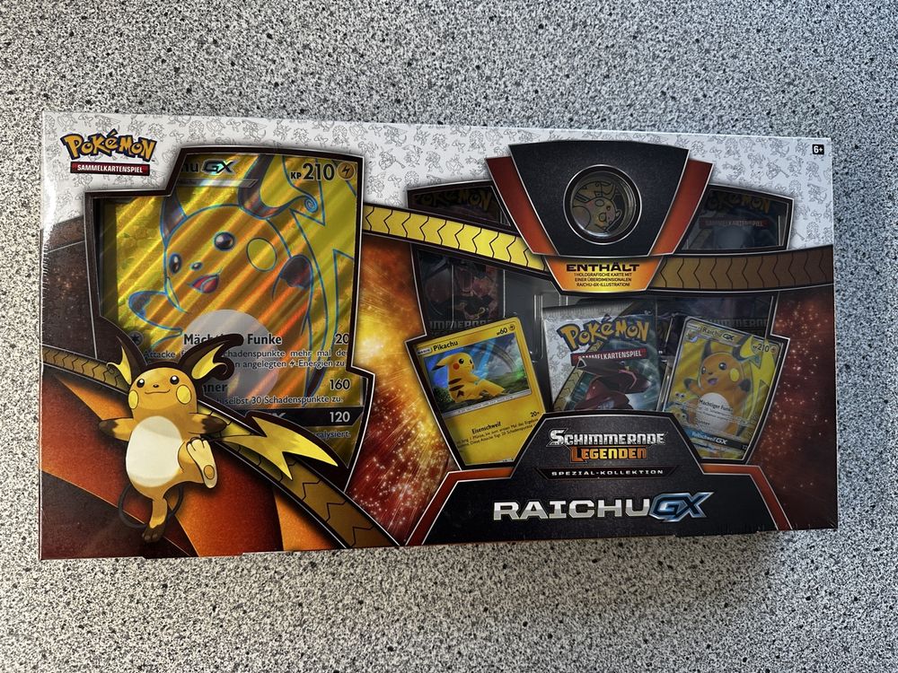Schimmernde Legenden Raichu GX Special Collection Box 2017 (Neu und ...