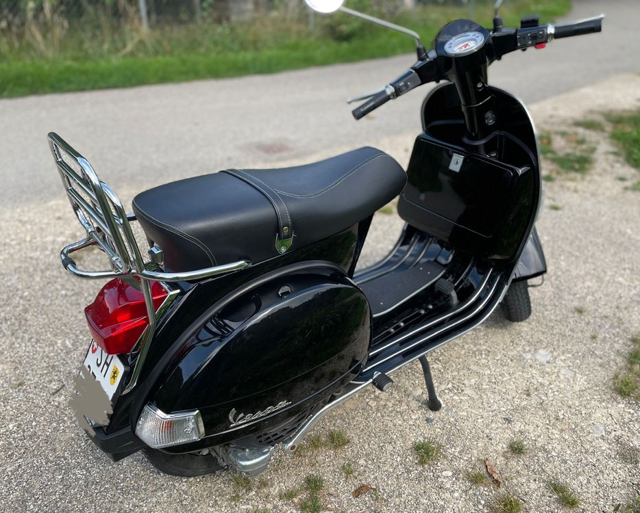 Vespa 125 PX - Roller SCHWARZ (aktuelle Originalaufnahmen) | Kaufen auf Ricardo