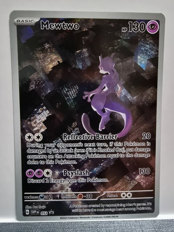 Pokémon 151 Mewtwo SVP EN 052 Black Star Promo ENG | Kaufen auf Ricardo