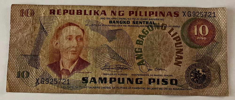 Philippinen 10 Piso (Gebraucht) in Algetshausen für CHF 1.5 – mit ...