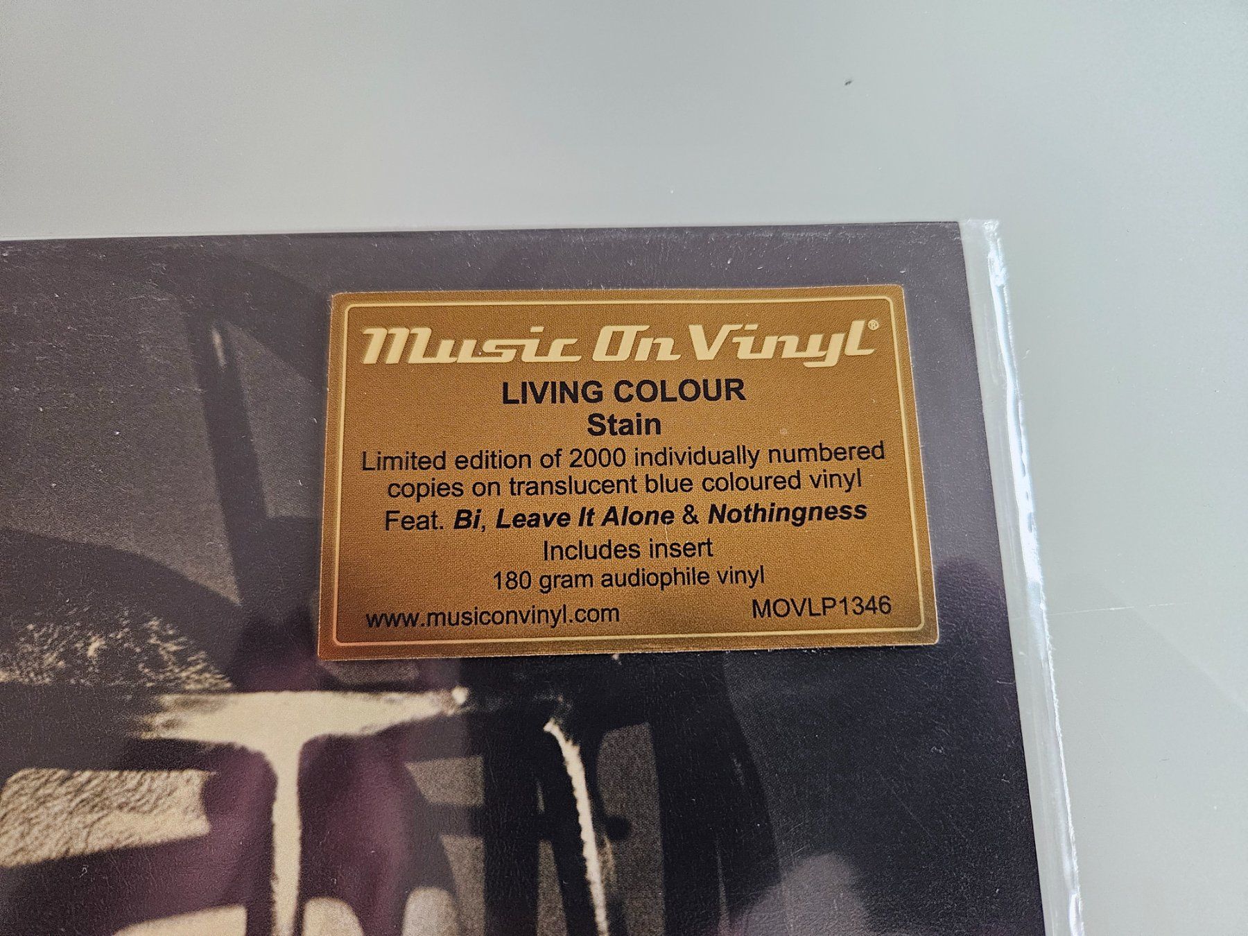 Living Colour Stain LP 180Gr Blue Vinyl Mint Funk Metal (Neu und ...